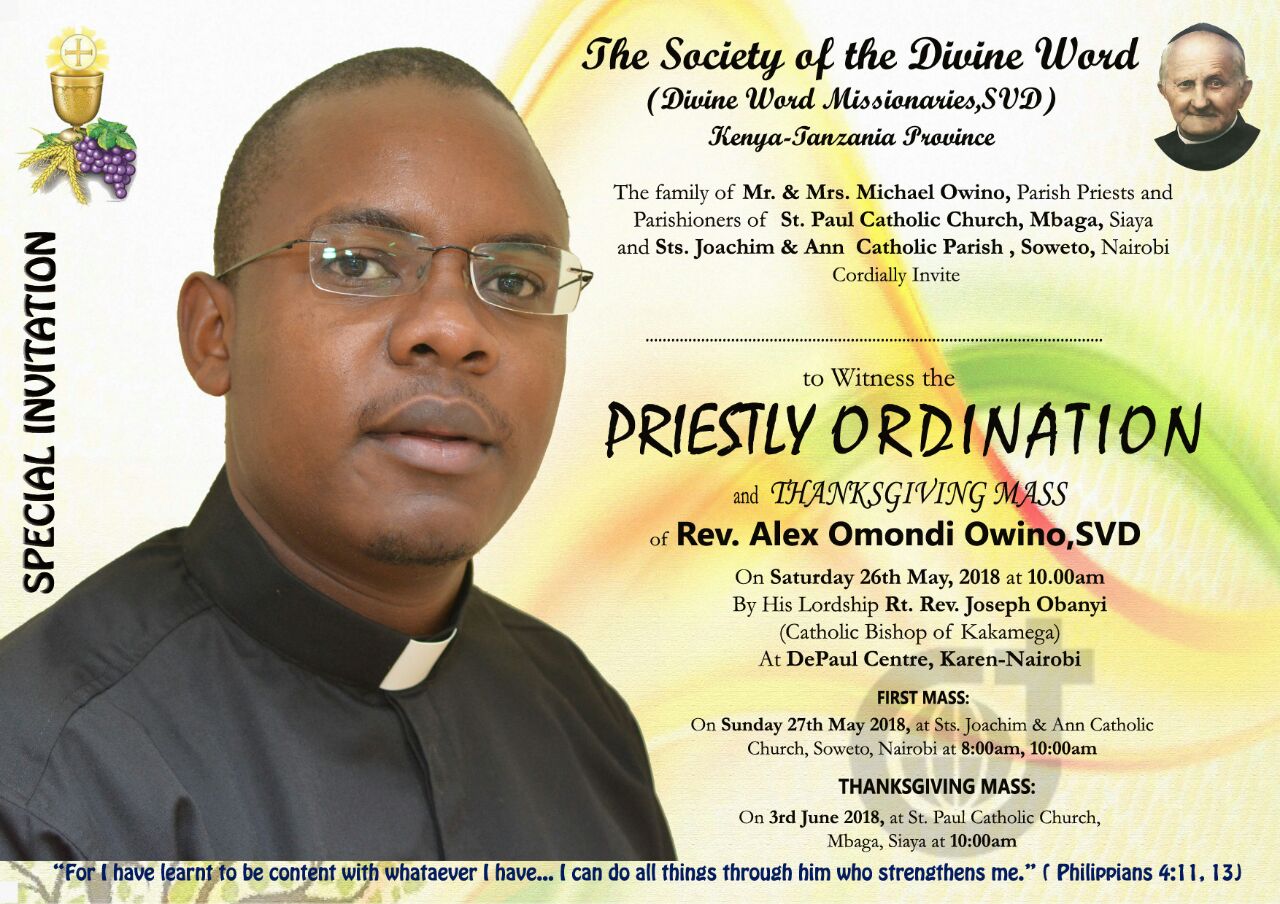 You are a Priest Forever – SVD JAMBO KENTAN